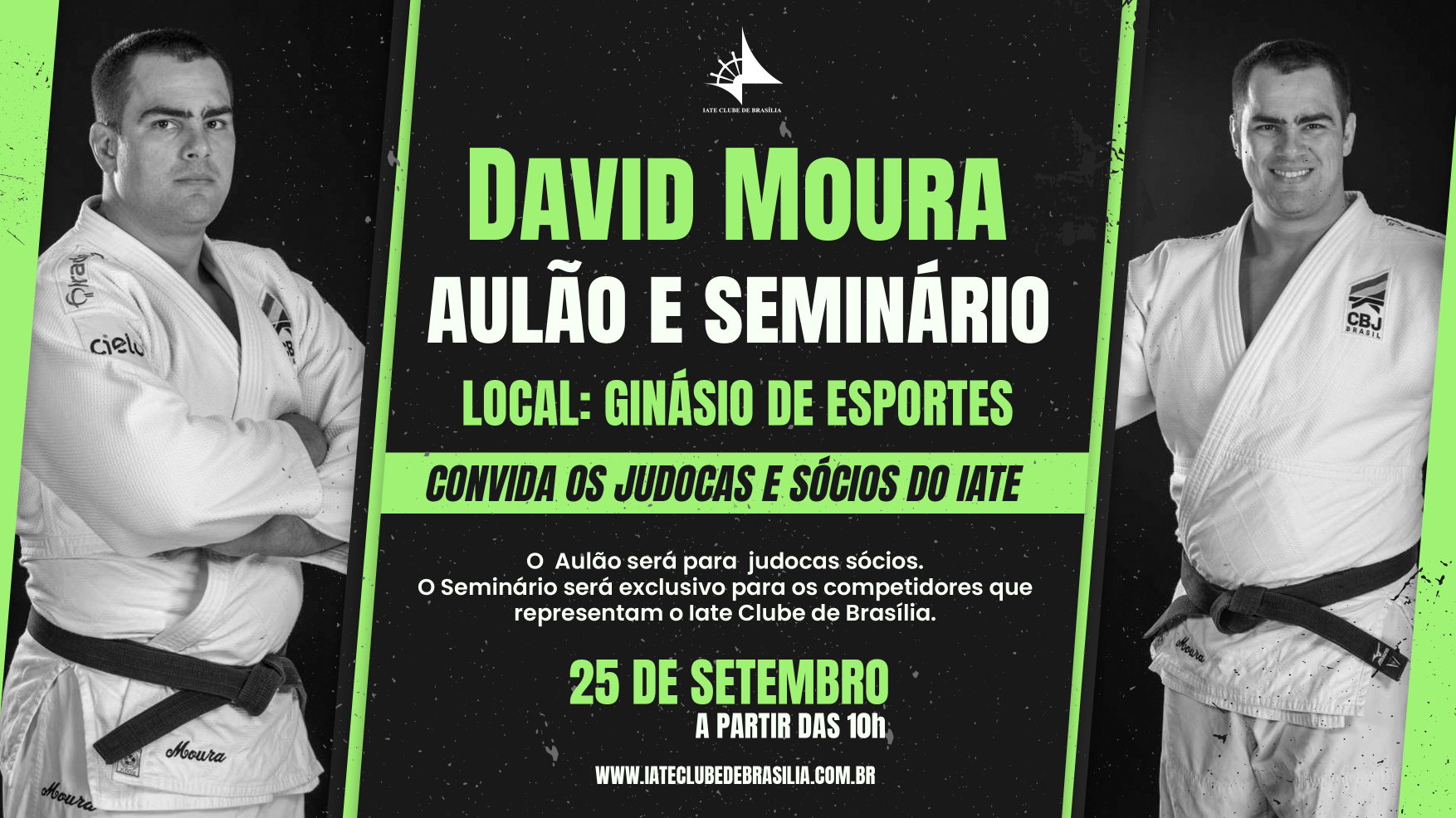 David Moura faz aulão e seminário no Iate - Iate Clube de Brasilia